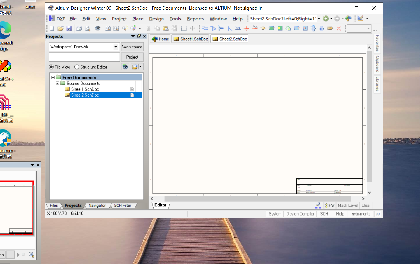 DXP实验1-使用DXP软件创建工程并熟悉相关操作-CSDN博客