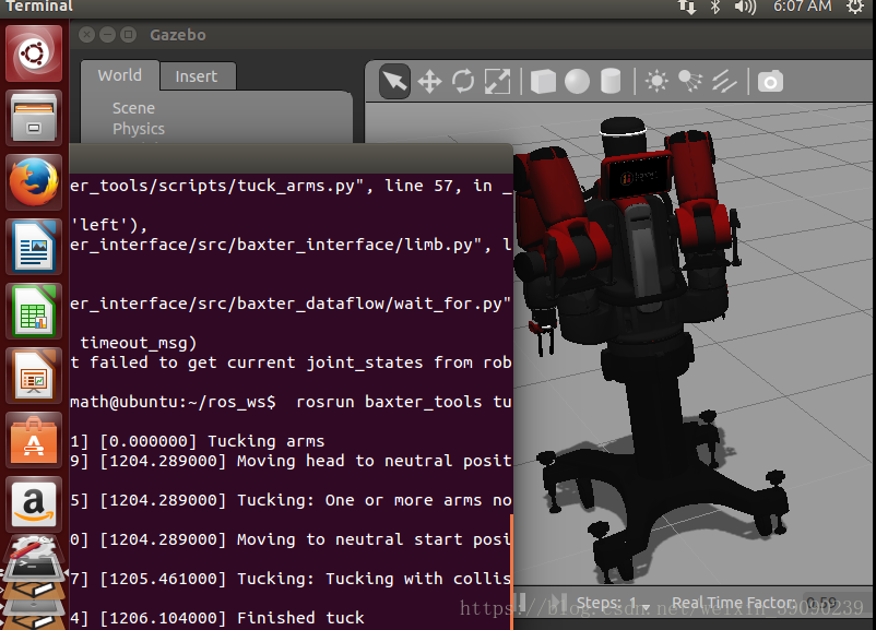 ROS环境下Baxter机器人控制记录_baxterapi介绍-CSDN博客