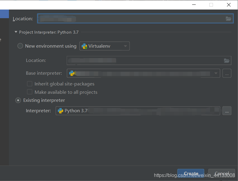 Pycharm创建工程时显示environment location directory is not empty_pycharm添加本地解释器环境位置目录非空-CSDN博客