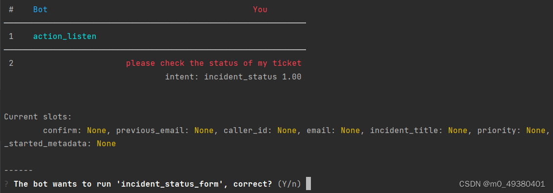 Rasa对话机器人之HelpDesk (五)_rasa action server-CSDN博客