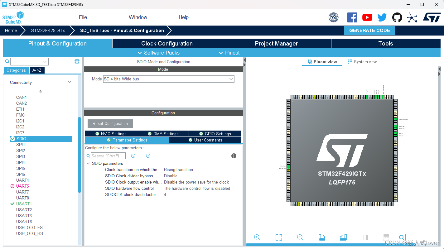 Stm32使用stm32cubemx配置freertossdio4bitfatfs注意事项,以及配置4bit模式可能出现卡死问题的解决方法stm32cubemx Freertos Csdn博客
