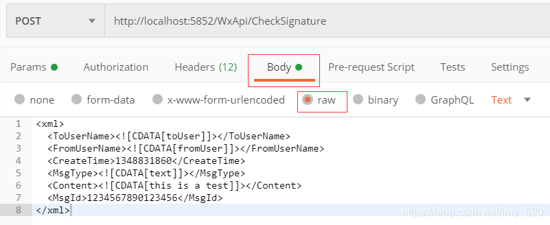 【小5聊】使用PostMan模拟微信Http-Post请求发送xml报文数据_postman 模拟xml 怎么弄-CSDN博客