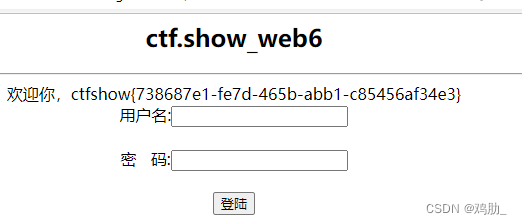 CTF_ctfshow_web6_ctfshow web6-CSDN博客