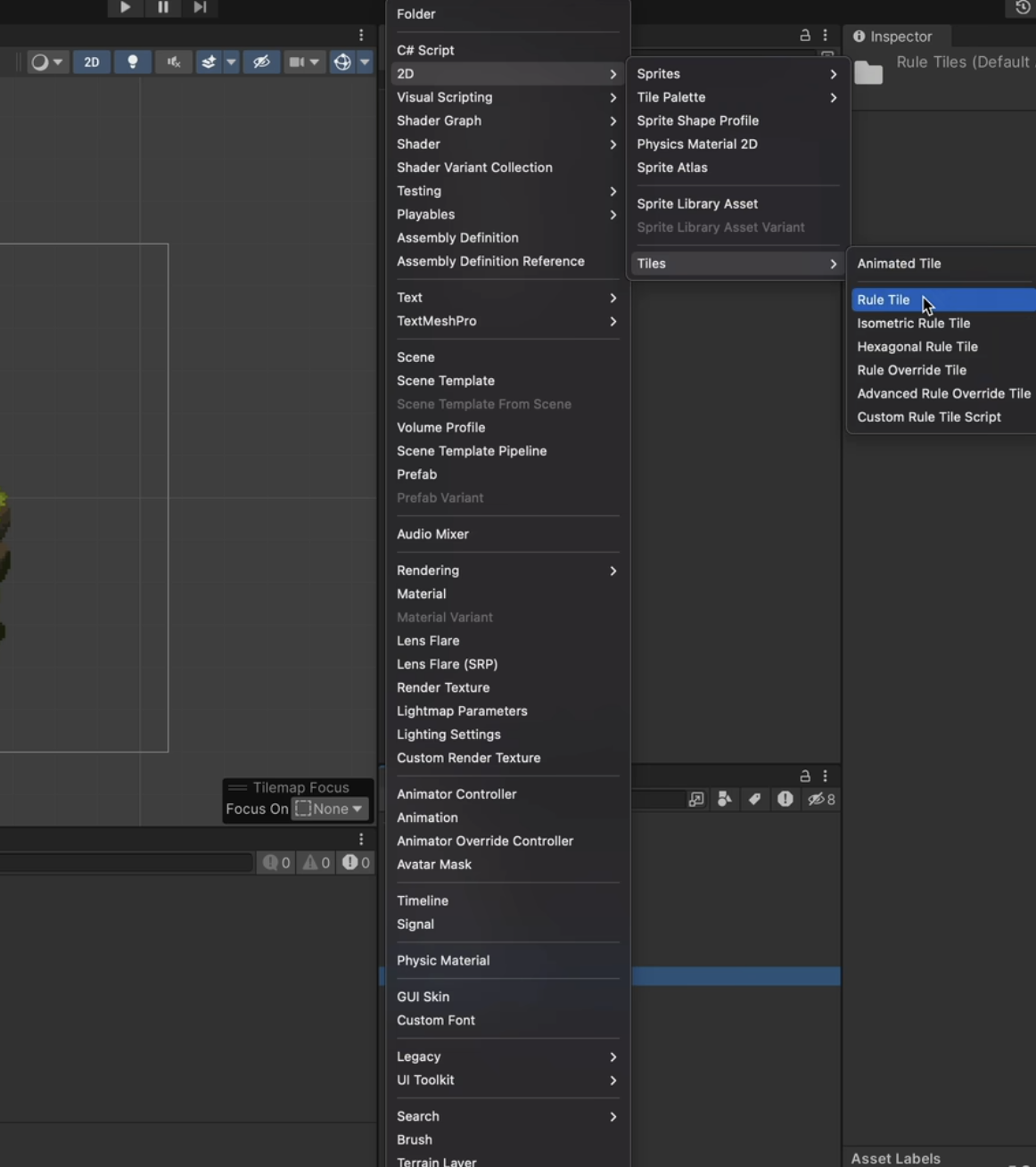 Unity横版动作游戏 -瓦片地形和动画瓦片_unity rule tile-CSDN博客