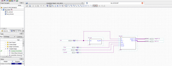 汉字点阵显示系统的设计与实现VHDL代码Quartus仿真_led点阵屏怎么画quartus-CSDN博客
