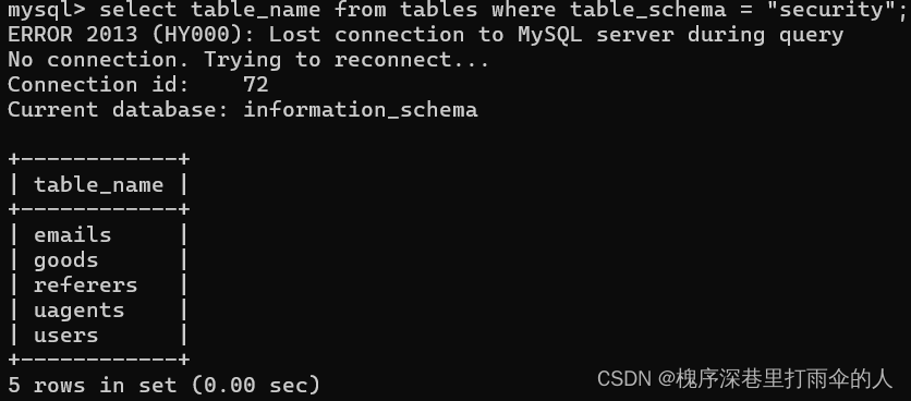 SQL注入less-1_sql注入less1-CSDN博客