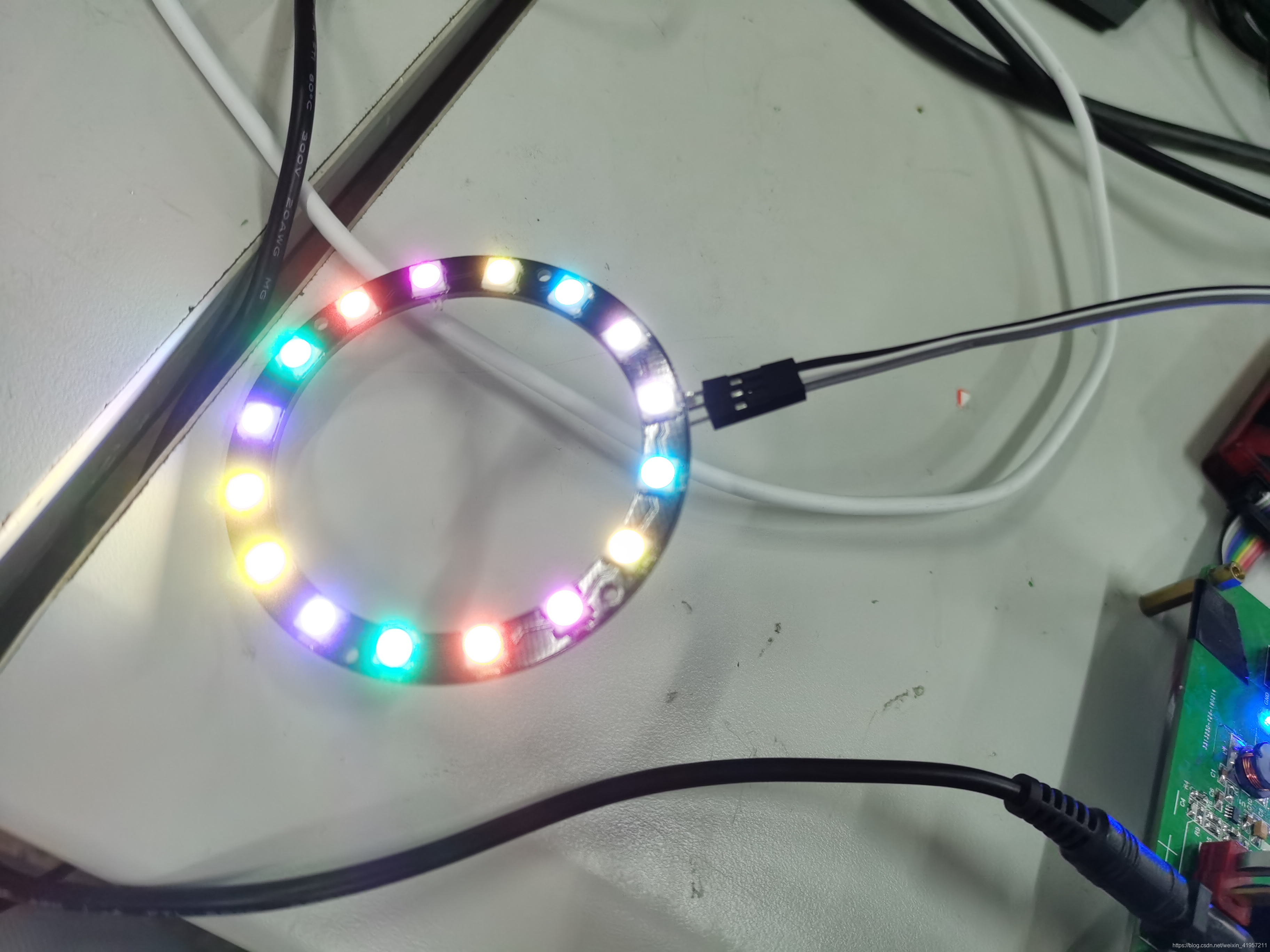 WS2812B-LED环形灯控制（FPGA）_ws2812b时序图-CSDN博客