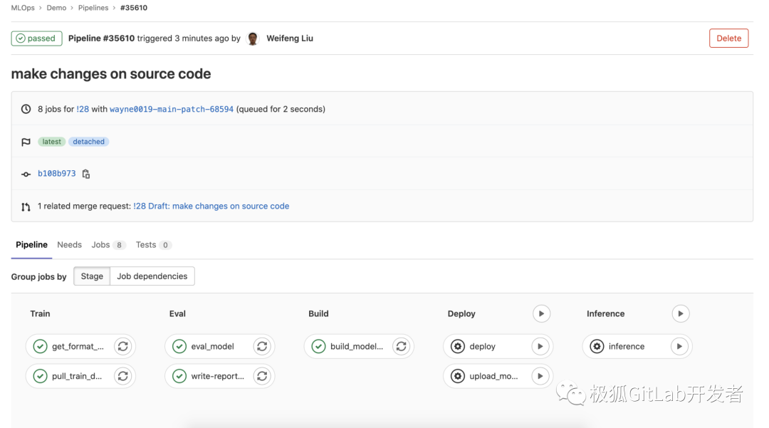 在极狐GitLab 上使用 DVC 实现简单机器学习_dvc 仓库部署-CSDN博客