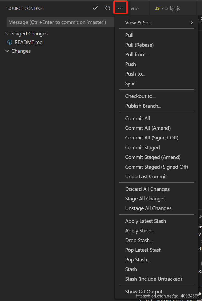 git 的使用笔记 编辑工具vscode_staged changes-CSDN博客