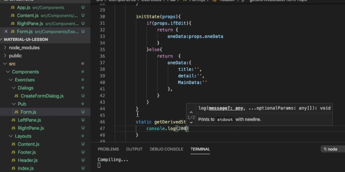 前端学习笔记202306学习笔记第五十四天 Reactjs And Material Ui之编辑表单 封装form组件9material Ui 