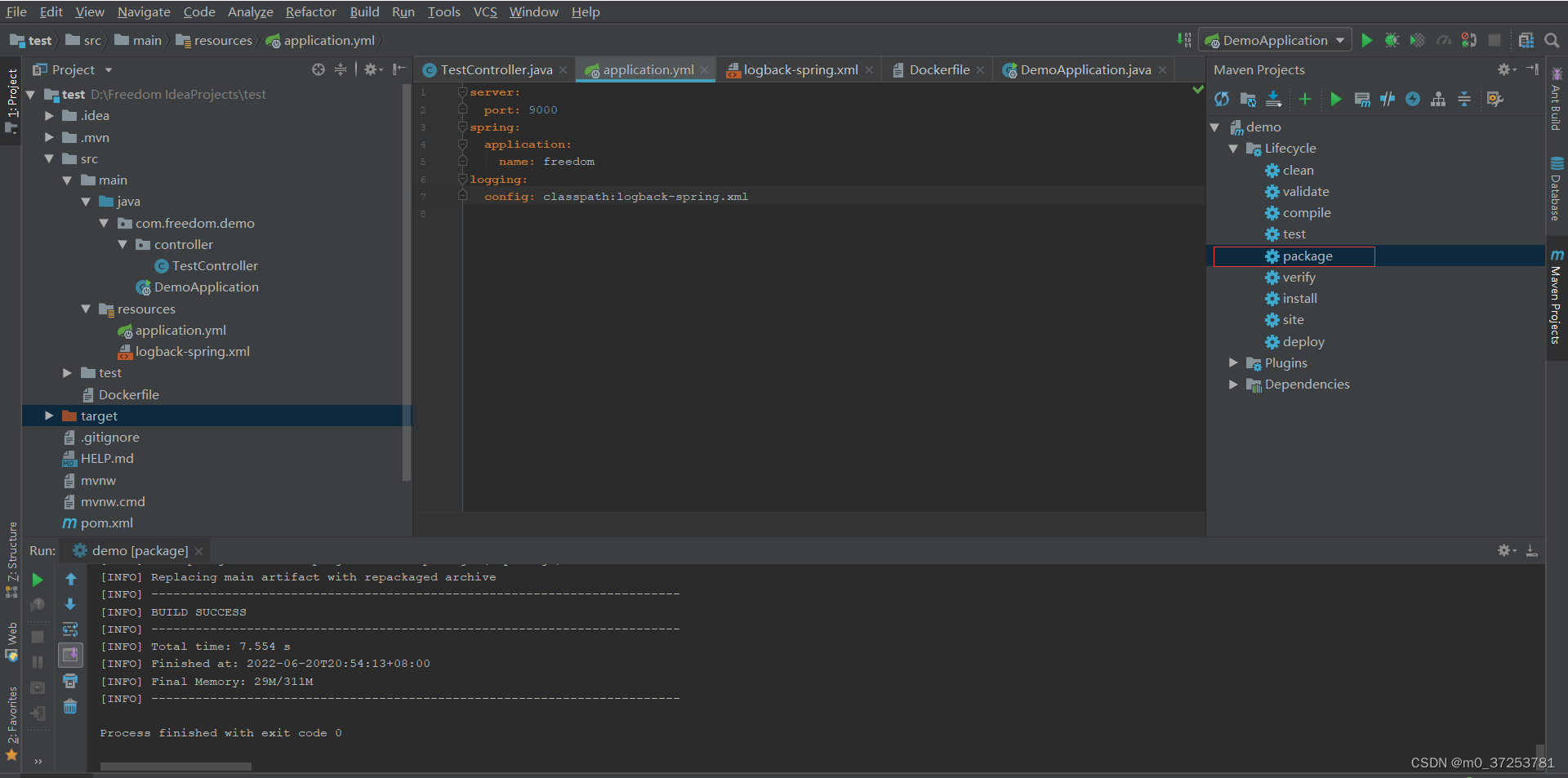 在Docker中发布Springboot应用_srpingboot dockerfile 映射端口-CSDN博客
