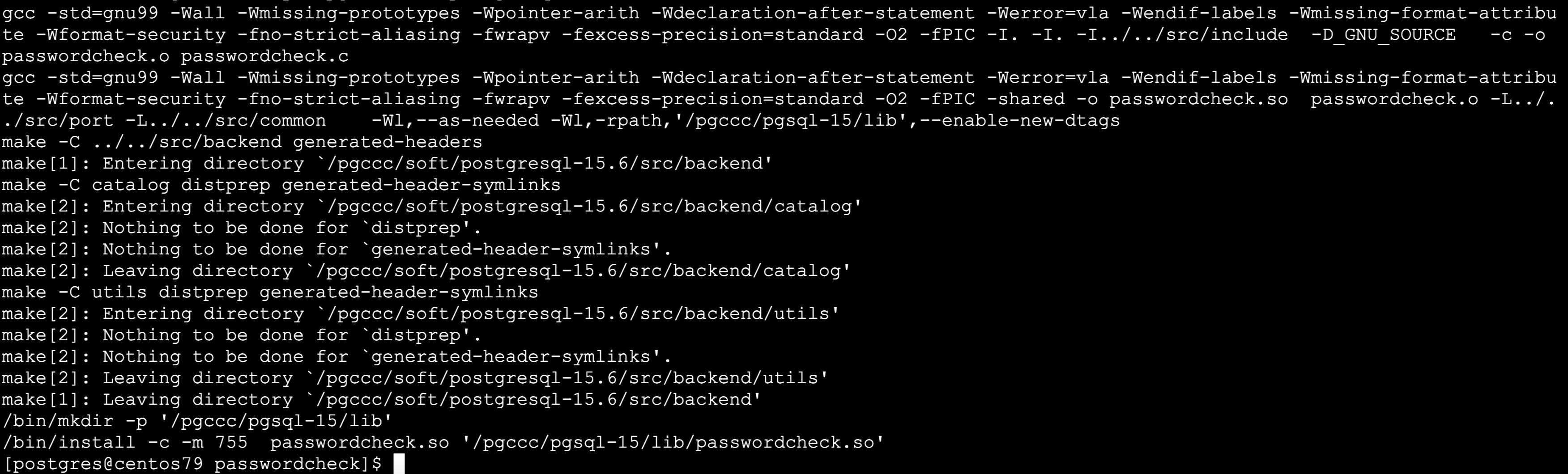 我把postgresql最核心的插件撸干净了!!!postgresql Passwordcheck Csdn博客