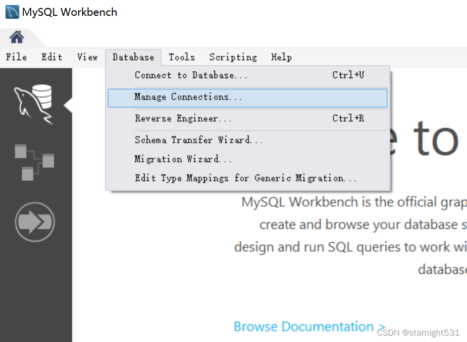 mysql workbench连接云服务器数据库闪退?开放端口+manage connections_mysql workbench打开闪退怎么解决-CSDN博客
