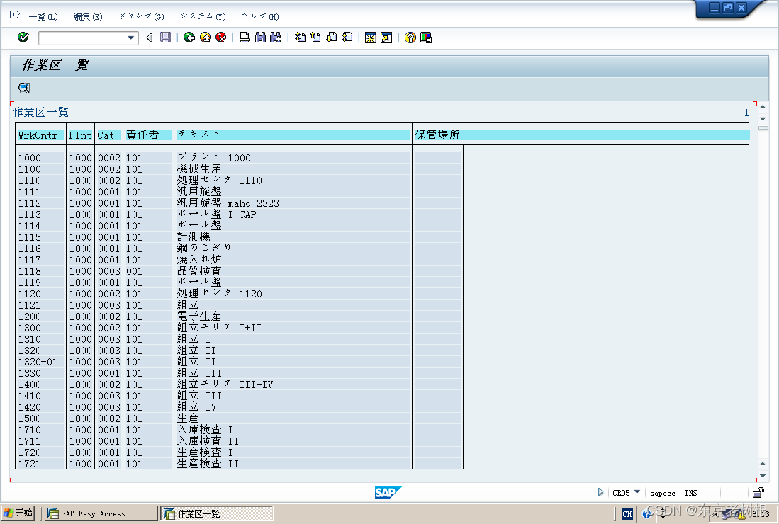 SAPPP学习笔记：作业区（工作中心）的配置与功能详解-CSDN博客