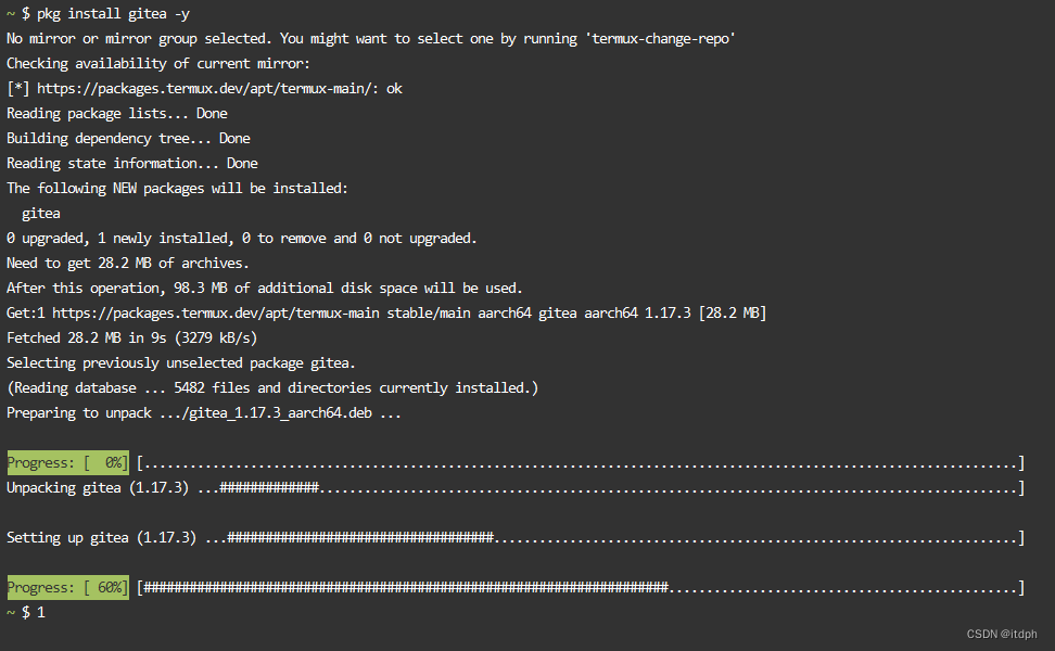 安卓手机搭建Gitea-自己的git服务器_手机使用git-CSDN博客