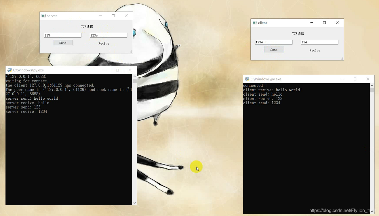 Tcp通信、socket、threading多线程、pyqt5界面python Pyqt 多个界面socket Csdn博客