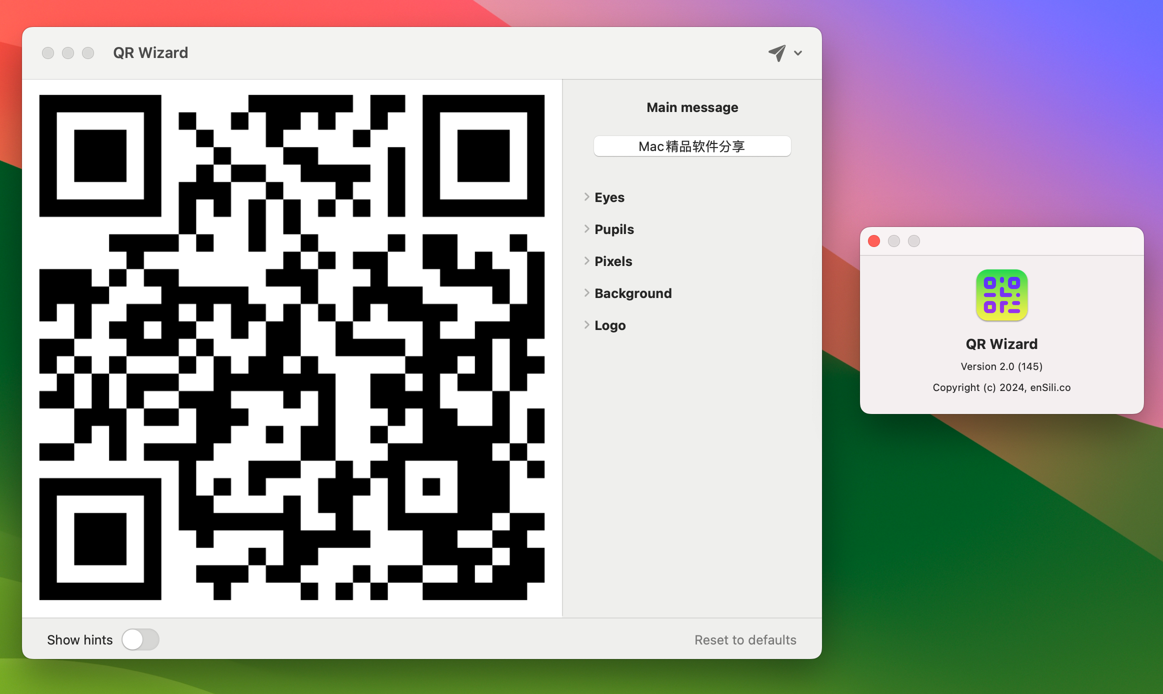 QR Wizard for Mac v2.0 二维码生成器_二维码生成软件 mac-CSDN博客