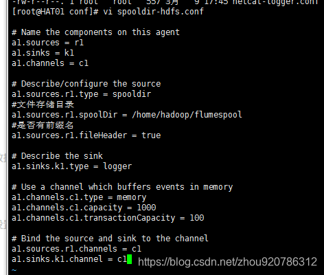 Flume介绍+安装部署+netcat-logger.conf+spool-logger.conf+tail-hdfs.conf+多级agent串联_a1.sinks.k1.rollsize ...