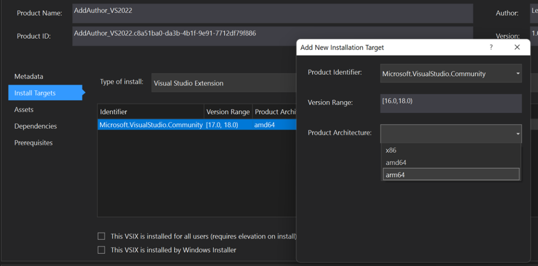 微软为 Visual Studio 扩展添加对 Arm64 的支持-CSDN博客
