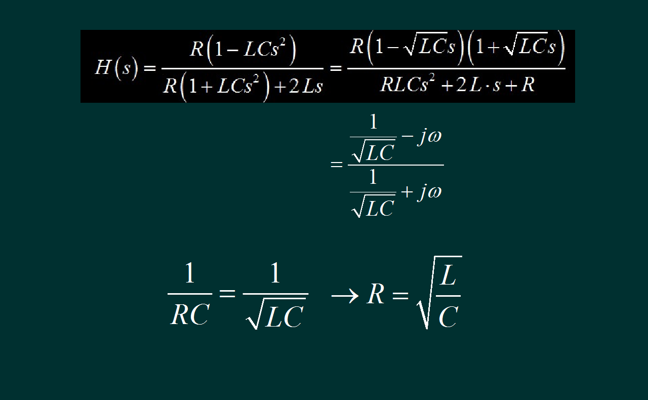 LCR电路的全通特性分析-CSDN博客