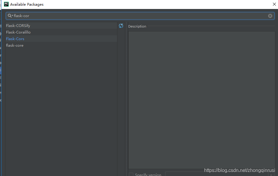 pycharm中添加flask_cors、flask_migrate时找不到_pycharm 安装flask-cors-CSDN博客