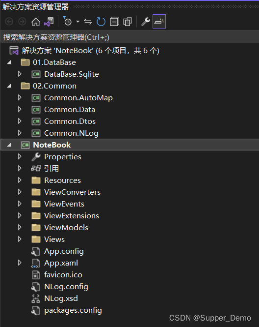 WPF 持久化笔记本_wpf mvvm sqlite-CSDN博客
