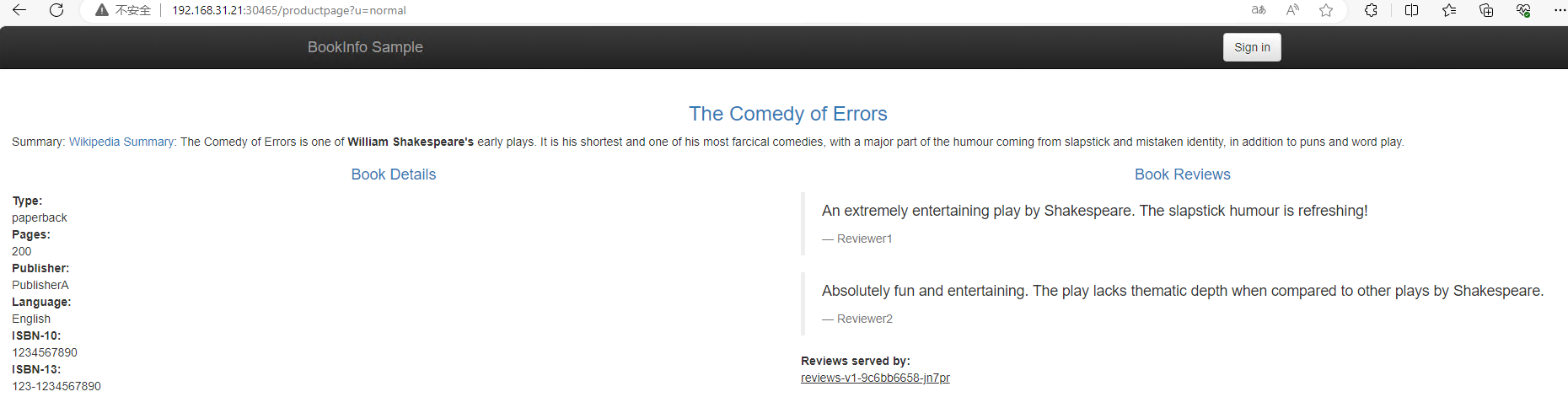 30.云原生Istio官网Bookinfo应用实战之Bookinfo部署-CSDN博客