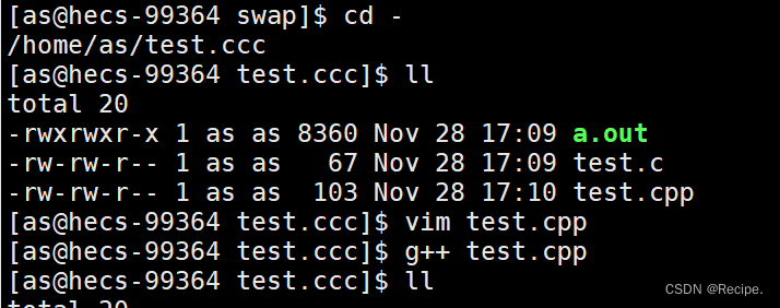 Linux——vim编辑文件时——.swp文件解决方案_删除.swp-CSDN博客