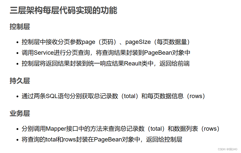 Springboot案例 员工管理 分页查询 实现根据姓名部门分页springboot Csdn博客