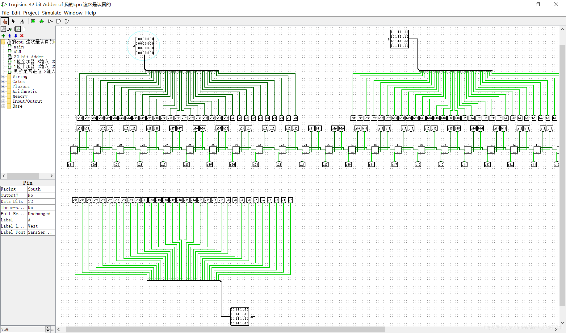 【计组实验】P1 logisim完成单周期处理器开发 MIPS指令集_ifu设计 logism-CSDN博客