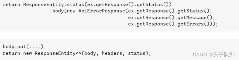 继承 ResponseEntityExceptionHandler-CSDN博客