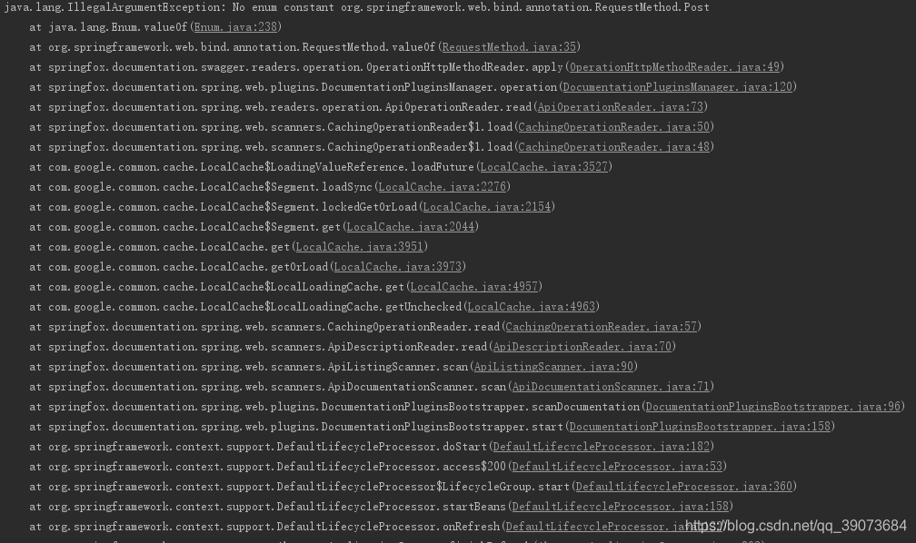 springboot集成swgger2出现No enum constant org.springframework.web.bind ...