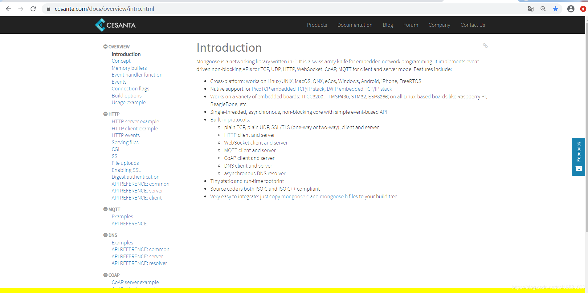 mongoose网络库_mongoose 配置 lwip-CSDN博客