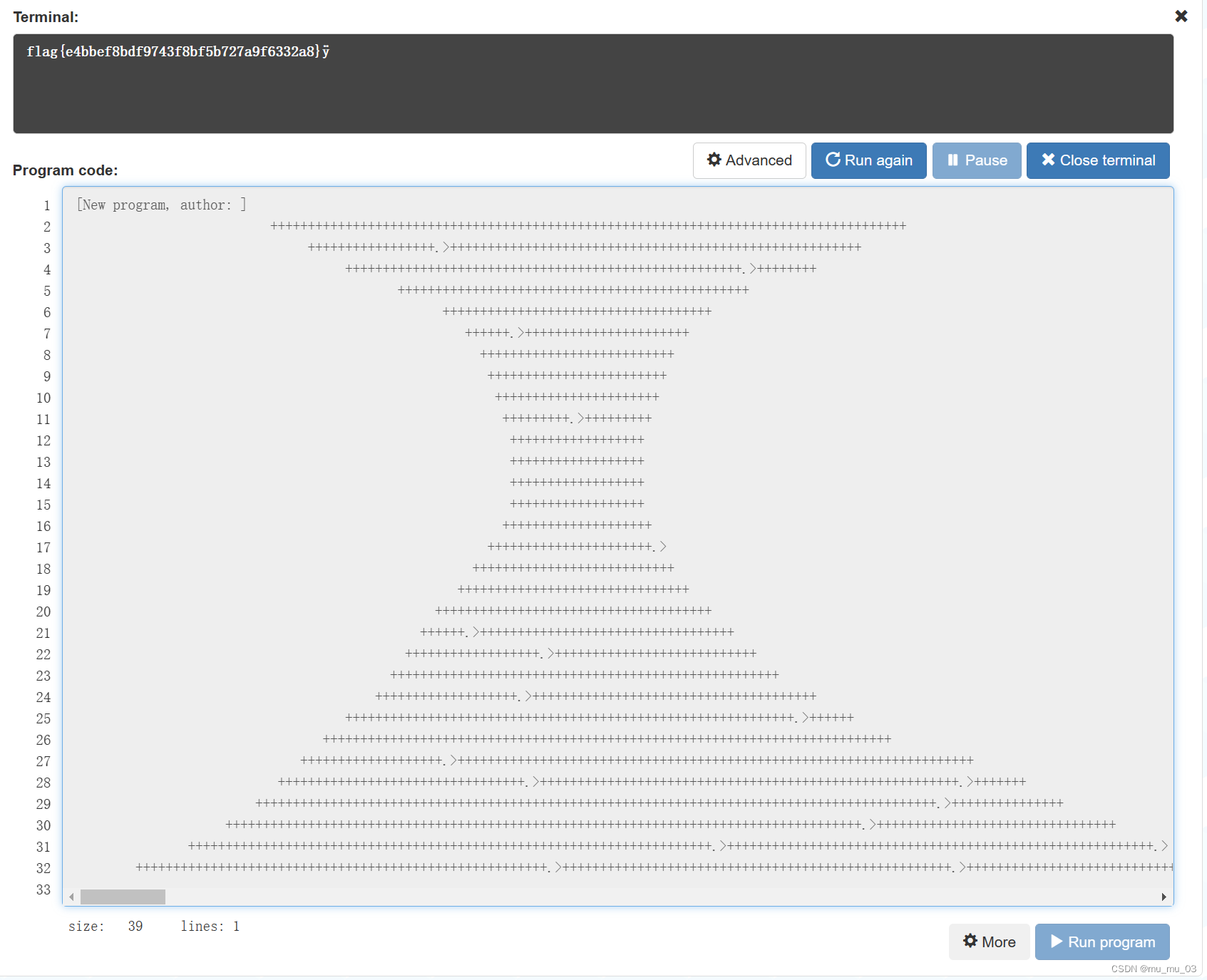 解密Brainfuck语言CTF挑战-CSDN博客