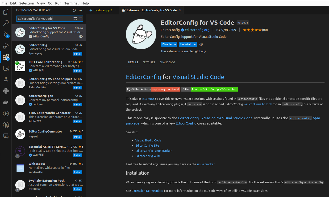 VSCode插件EditorConfig for VSCode_editorconfig for vs code-CSDN博客
