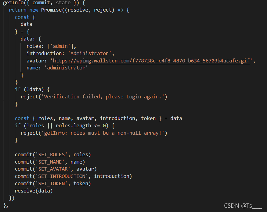 vue-element-admin配置到自己登陆接口（接上一篇）_vue.js_Ts____-GitCode 开源社区