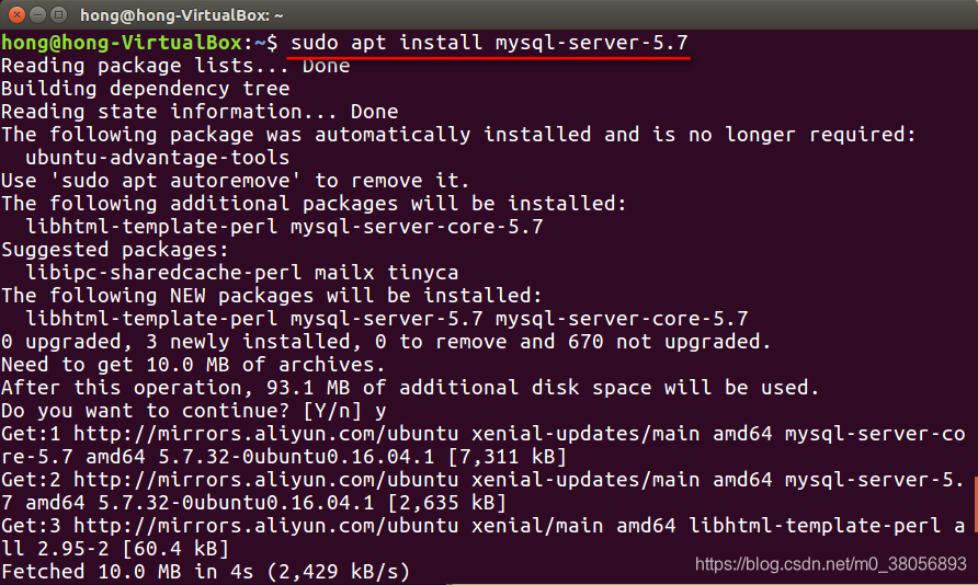 Ubuntu下安装mysql5.7_sudo install mysql-client-core-CSDN博客
