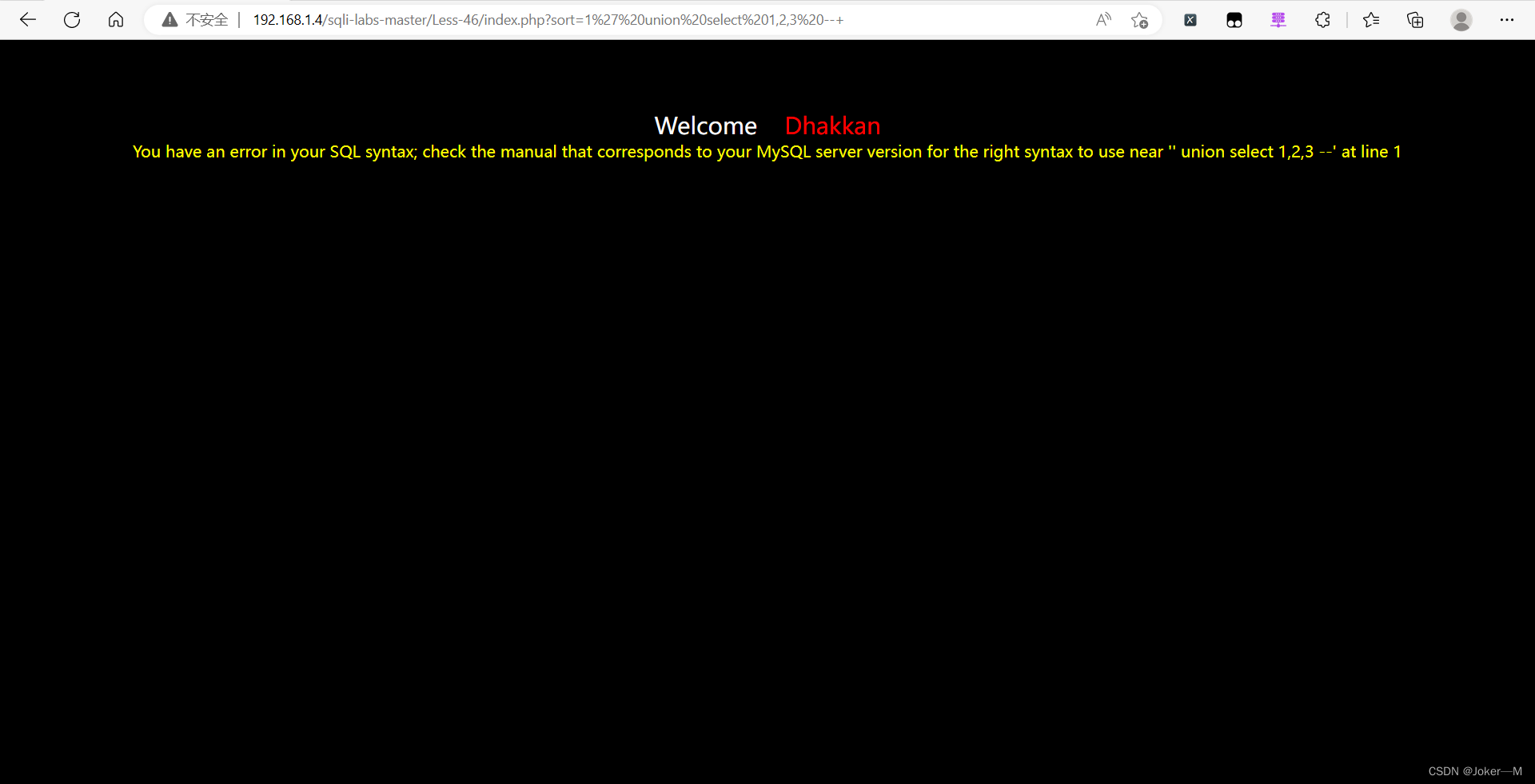 基于Sqli-Labs靶场的SQL注入-46~53关_less-46-CSDN博客