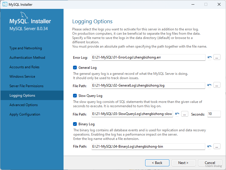 MySQL安装记录_attempting to update the permissions for the data -CSDN博客