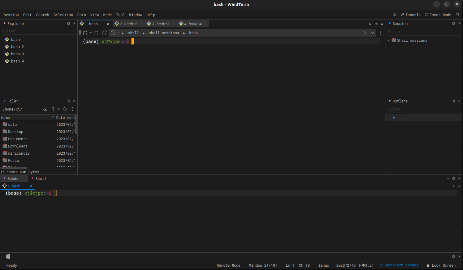 Windterm-SSH/Sftp/Shell/Telnet/Serial 客户端_windterm sftp-CSDN博客