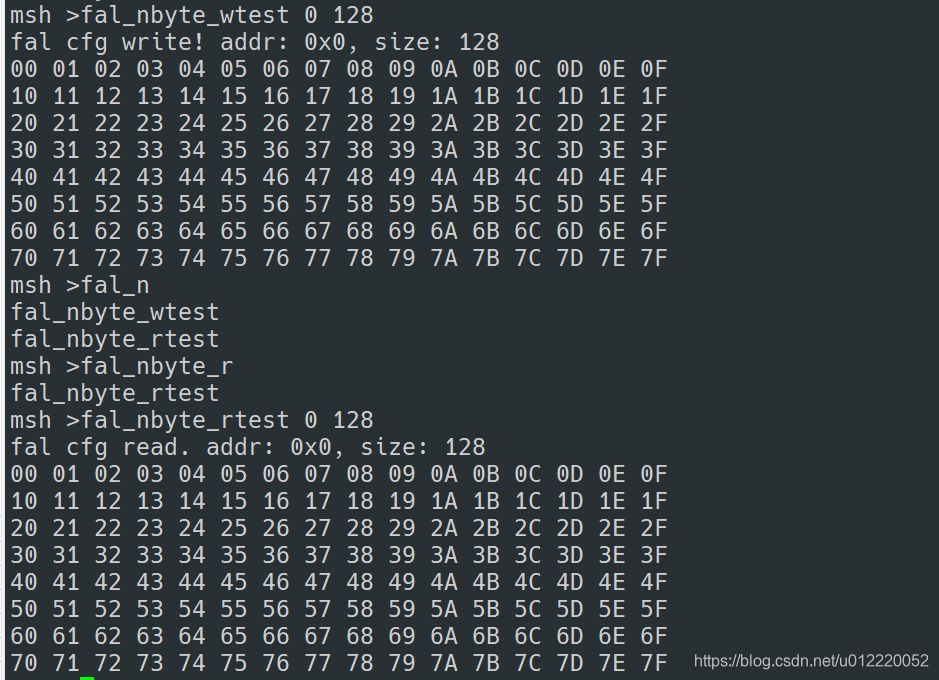 RT-Thread 使用FAL多字节读写FLASH_rtthread使用fal操作flash-CSDN博客