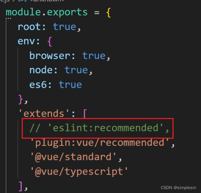 You may use special comments to disable some warnings. Use // eslint-disable-next-line to ignore ...