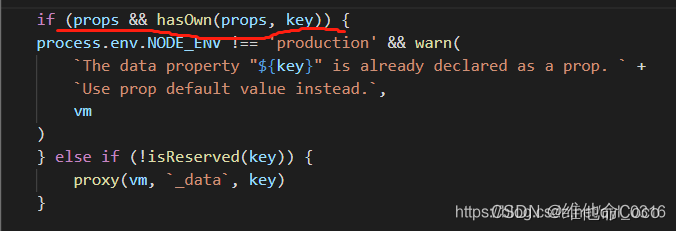 [Vue warn]: The data property “dialogVisible“ is already declared as a prop. Use prop default ...
