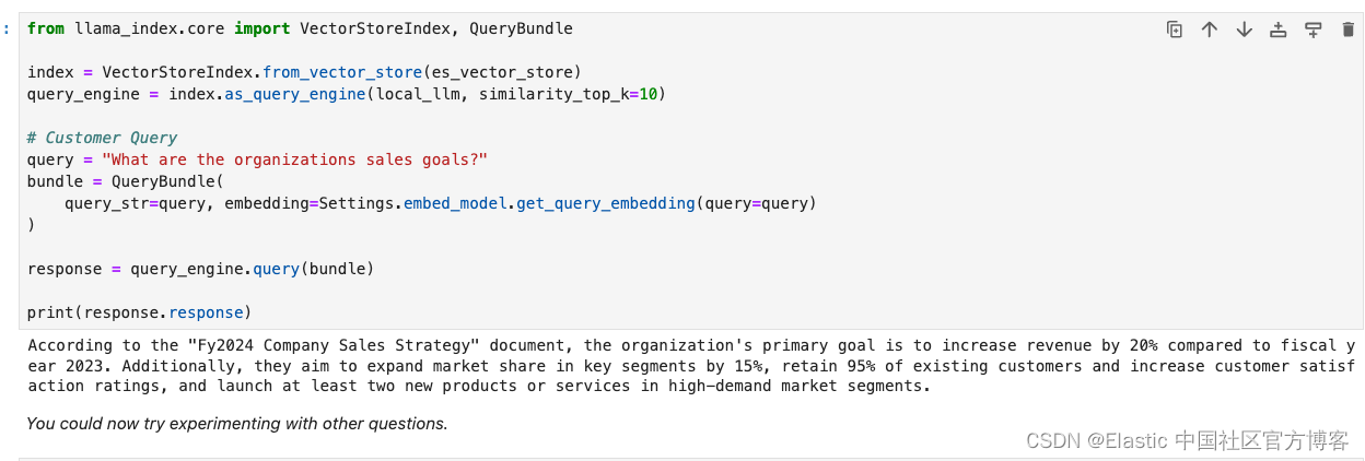 Elasticsearch：使用 Llamaindex 的 RAG 与 Elastic 和 Llama3_elasticsearch向量检索 llamaindex-CSDN博客
