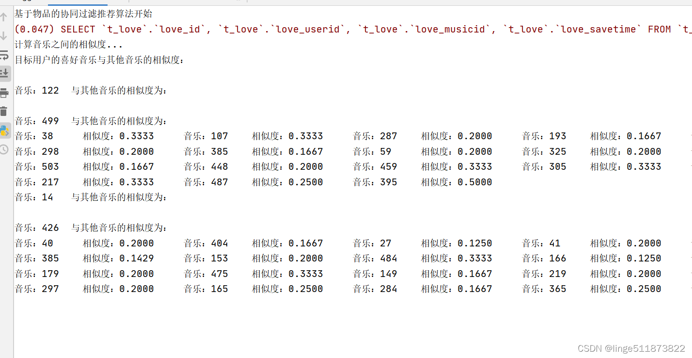 使用python、django、mysql技术开发个性化音乐推荐系统简单教程 基于用户、物品的协同过滤推荐算法 在线音乐推荐系统开发实例 相关推荐 排行榜 爬虫基于django个性化 Csdn博客