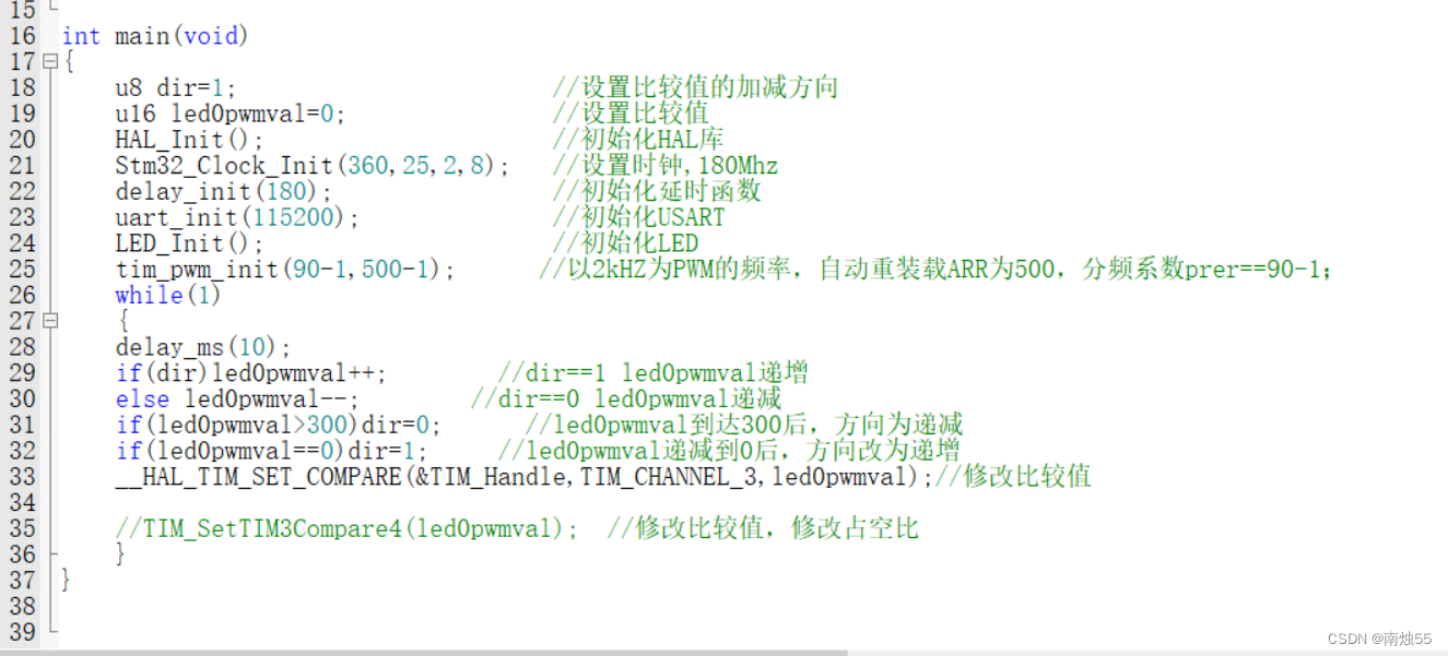 Stm32使用通用定时器来控制pwm输出pwm Etr Csdn博客 4132