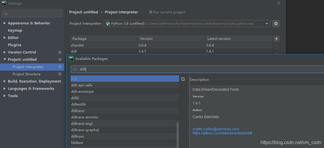 Python 运用ddt模块（数据驱动）执行登录模块的自动化测试用例使用ddt自动化登录网站 Csdn博客