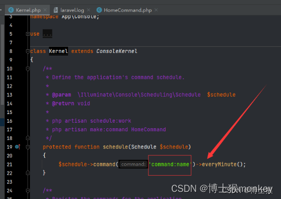 laravel8.5实现定时任务_laravel8 定时任务-CSDN博客
