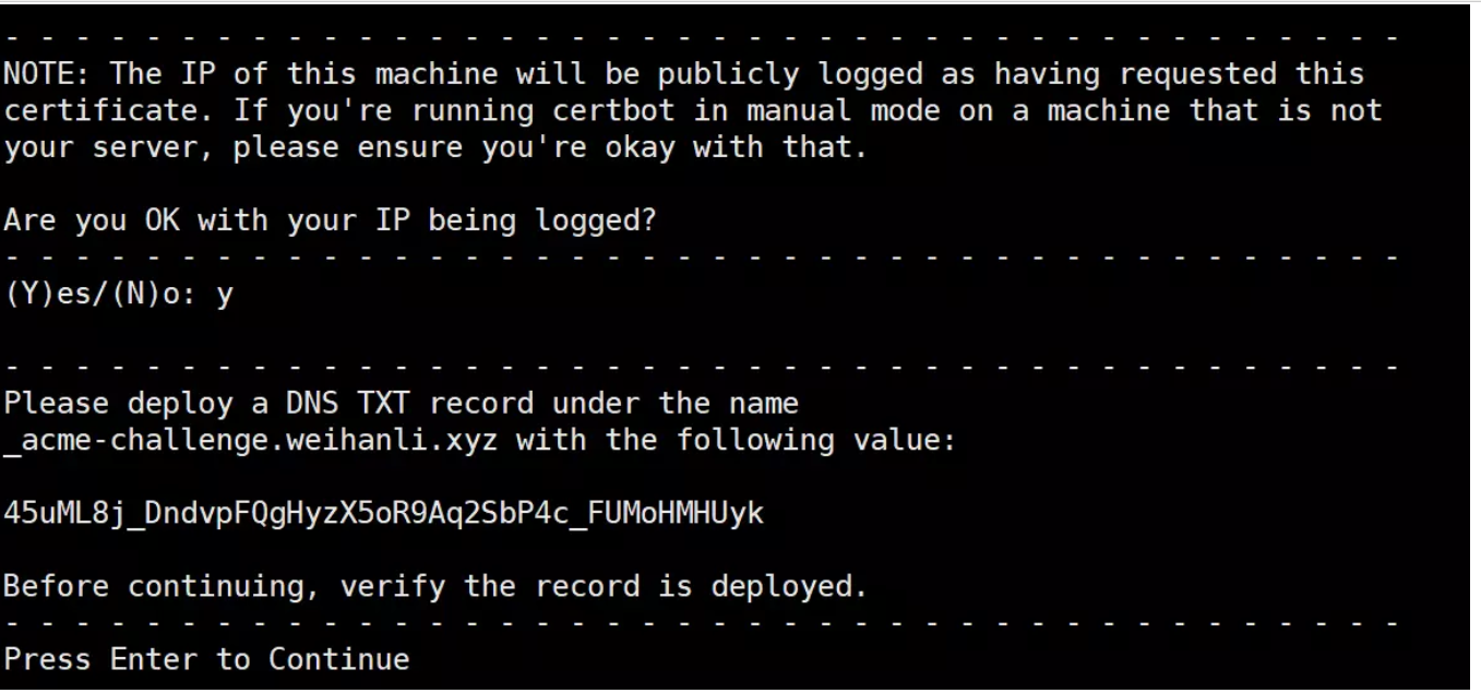 使用 certbot 申请泛域名https证书-CSDN博客