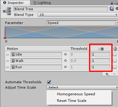 Unity动画☀️2.角色左右转向、Blend Tree混合树、批量注释_unity blender tree-CSDN博客